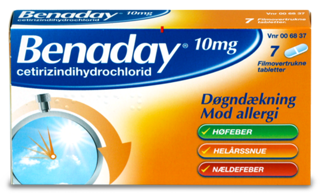 Benaday - Lindrer symptomer på allergi